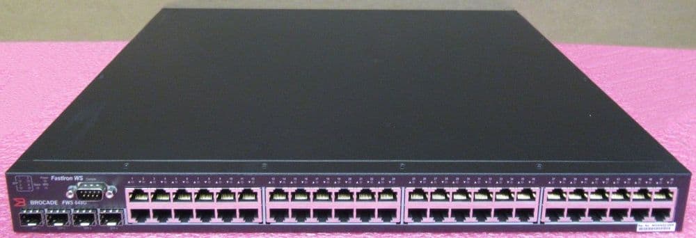 Brocade FastIron FWS-648G Gigabit Ethernet Switch 48x 10/100/1000 4x SFP