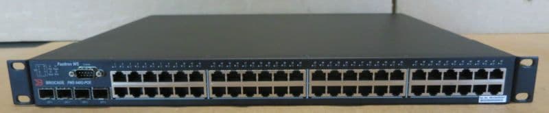 Brocade FastIron FWS648G-PoE Switch 48 Ports Gigabit Managed Ethernet ...