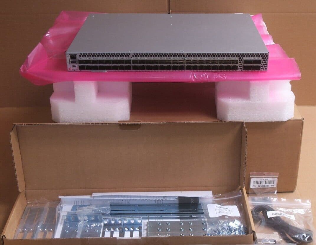 Brocade G620 48x 32G SFP 4x QFlex FC Switch BR-G620-24-32G-R-1 24x 32G ...