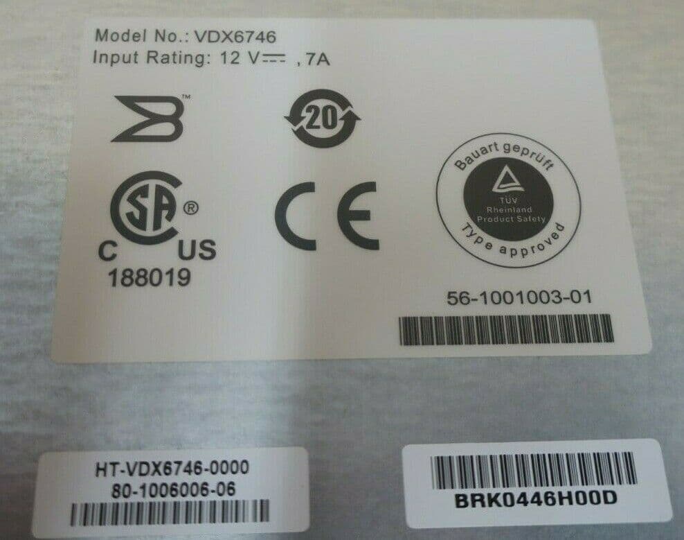 Brocade Hitachi VDX6746 10Gb DCB Switch Module HT-VDX6746-0000 GG ...
