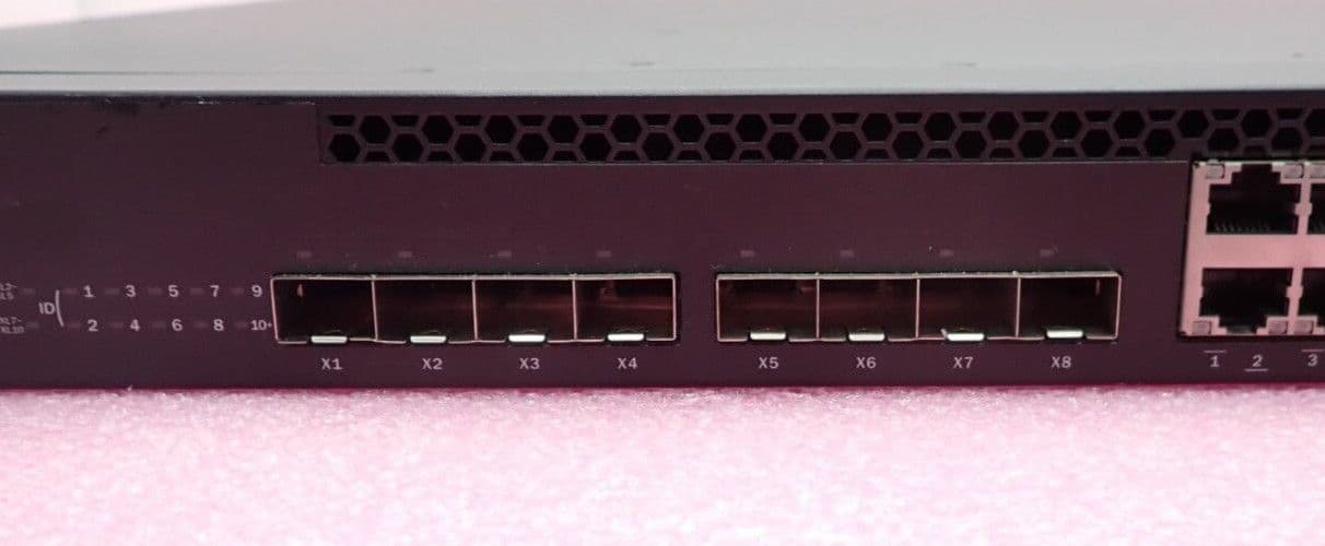 Brocade ICX 6610-24 24x 1GbE RJ45 8x 1/10GbE SFP 4x 40G Stacking Port ...