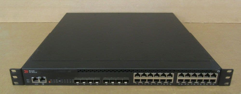Brocade ICX6610-24 ICX6610-24-PE 24x 1GbE 8x 1G SFP 4x 40G Stacking ...