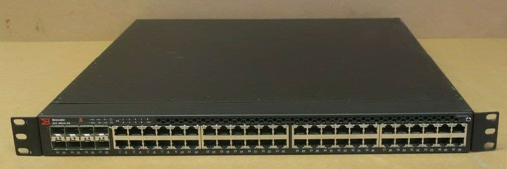Brocade ICX6610-48-PE 48-Port Gigabit Ethernet 8x 1Gb/10Gb SFP 1U Rack ... Brocade ICX6610-48-PE 48-Port Gigabit Ethernet 8x 1Gb/10Gb SFP 1U Rack ...