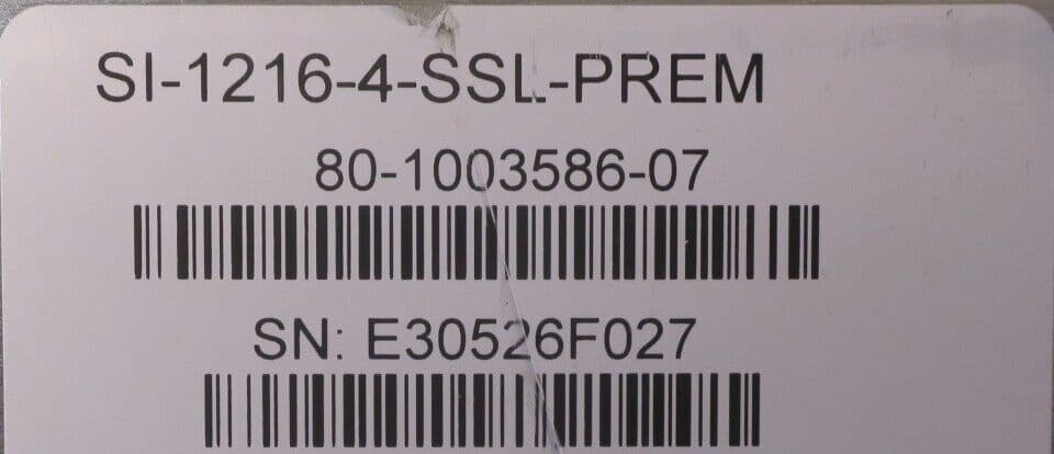 Brocade ServerIron ADX 1000 1216-4 App Delivery Load Balancer SI-1216-4 ...