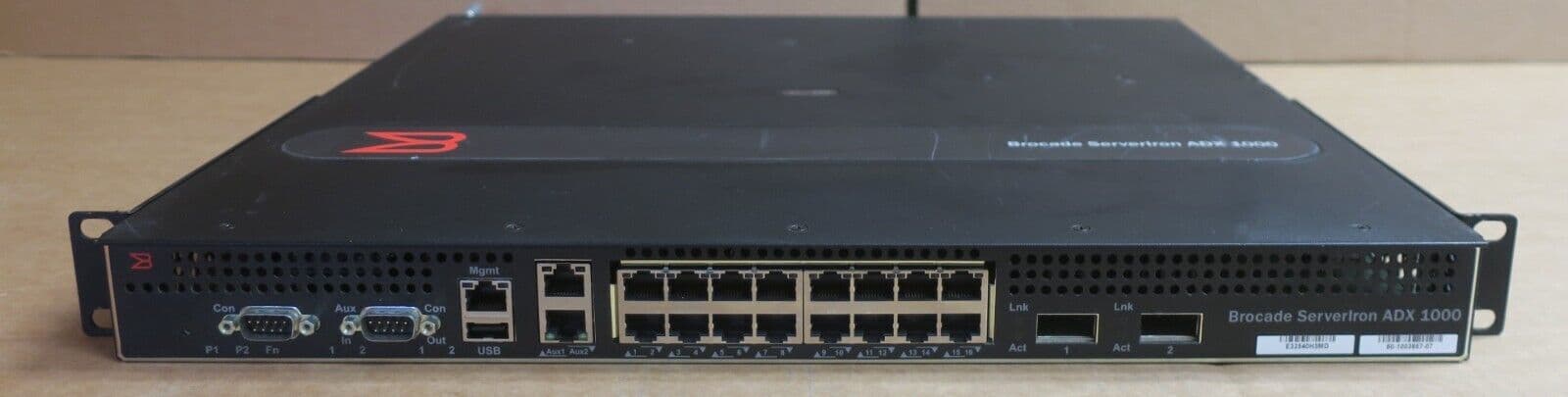 Brocade ServerIron ADX 1000 App Delivery Load Balancer SI-1008-1 With ...