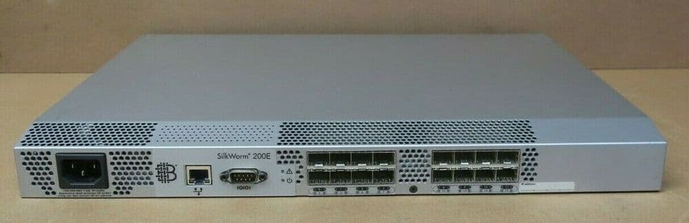 Brocade Silkworm 200E 16-Port 4Gb SFP Fibre Channel SAN Switch NA-210E ...