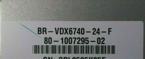 Brocade VDX 6740 BR-VDX6740-24-F 48x 10Gb Ethernet SFP 4x 40Gb QSFP Switch