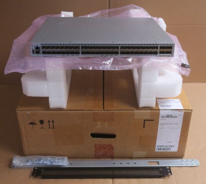 Brocade VDX 6740 BR-VDX6740-64-ALLSW-R 48x 10GbE SFP 4x 40Gb QSFP 1U Switch