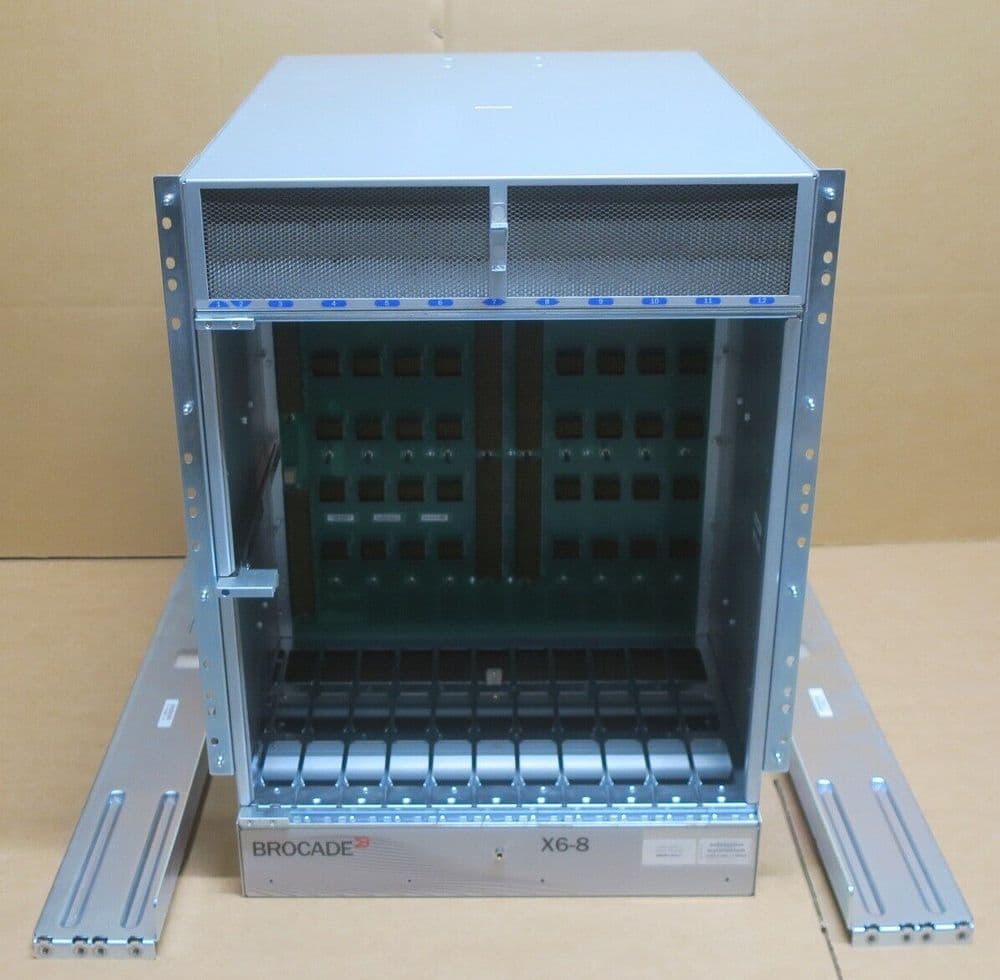 Brocade X6-8 8-Slot Gen6 Director 14U Rack-Mountable Switch Blade ...