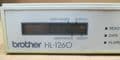 BROTHER 1260 OPERATOR CONTROL PANEL DISPLAY