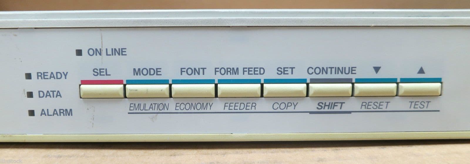 BROTHER 1260 OPERATOR CONTROL PANEL DISPLAY