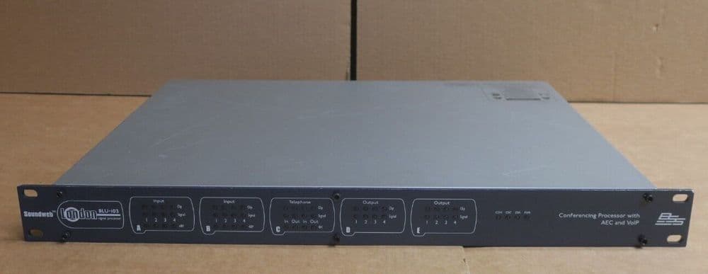 BSS AUDIO Soundweb London BLU-103 Conferencing Processor with AEC and VoIP