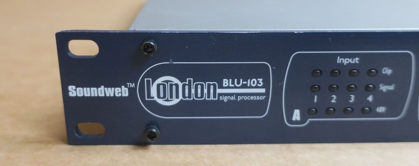 BSS AUDIO Soundweb London BLU-103 Conferencing Processor with AEC and VoIP