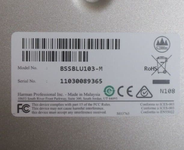 BSS AUDIO Soundweb London BLU-103 Conferencing Processor with AEC and VoIP