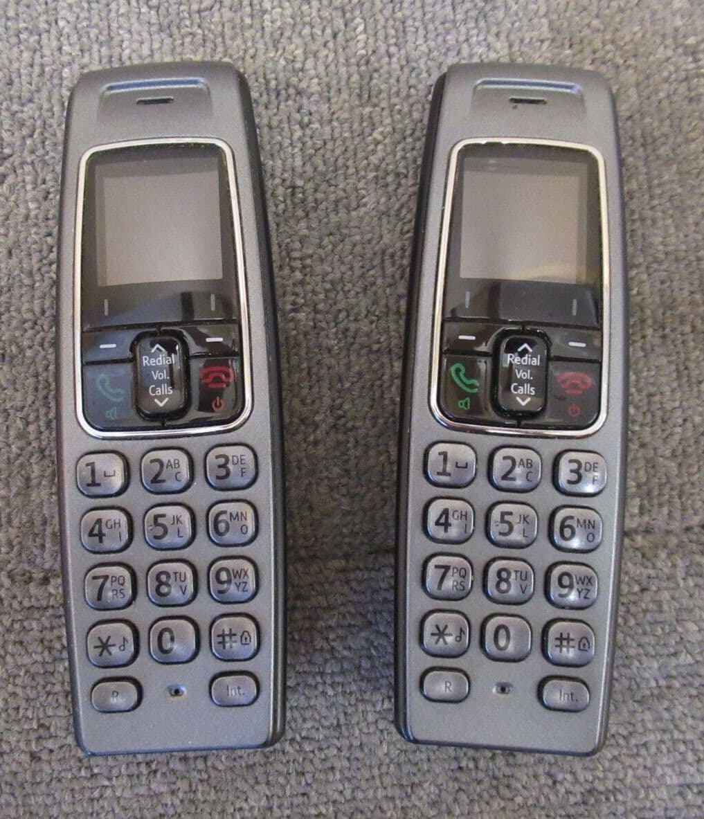 BT Hudson 1500 Twin DECT Cordless Phone With Answer Machine Gun Metal/Black