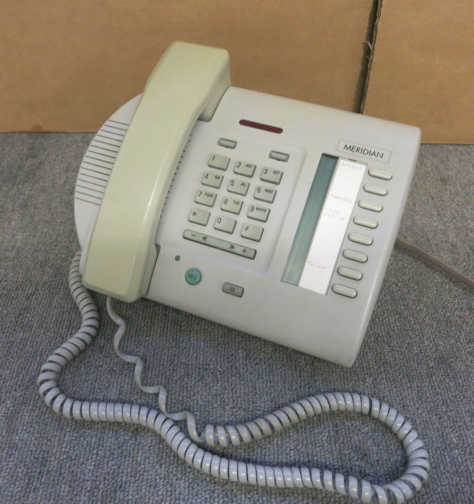 BT Nortel Meridian M3110 NTDL01BE93 Digital Grey Wall Mountable Telephone