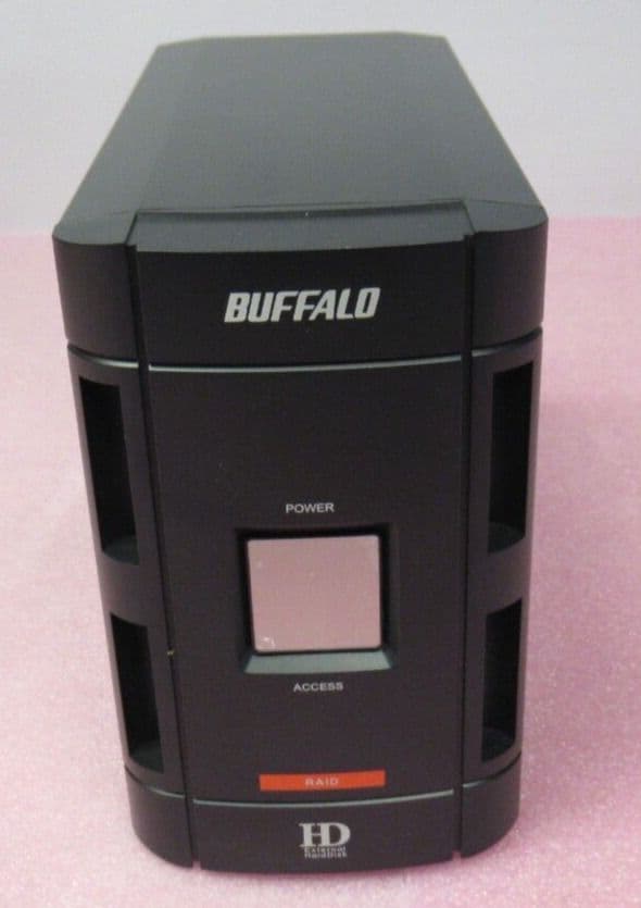 Buffalo DriveStation Duo Hard Drive Array 1 0TB 2 x 500gb SATA HD-W1 ...