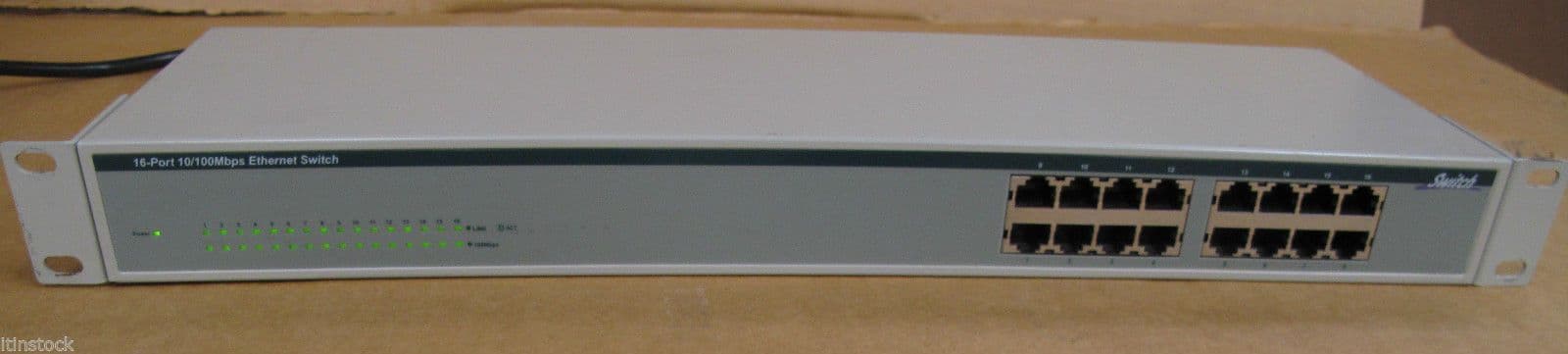 Cable-NCHUB-916M 16-Port 10/100Mbps Ethernet Switch 1U Rackmount