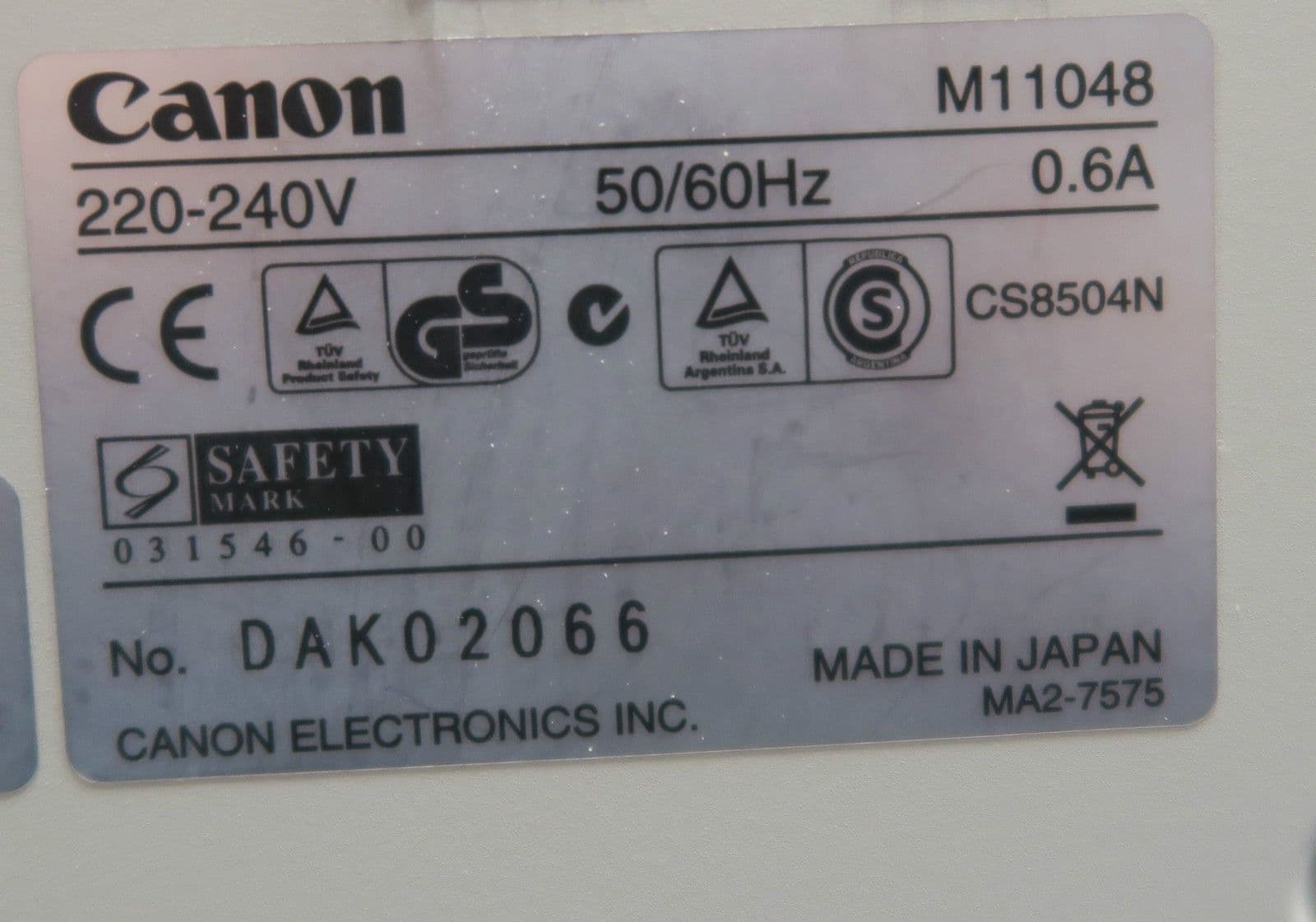 Canon imageFORMULA DR-7580 - A3 A4 600dpi 75ppm High Speed Document Scanner