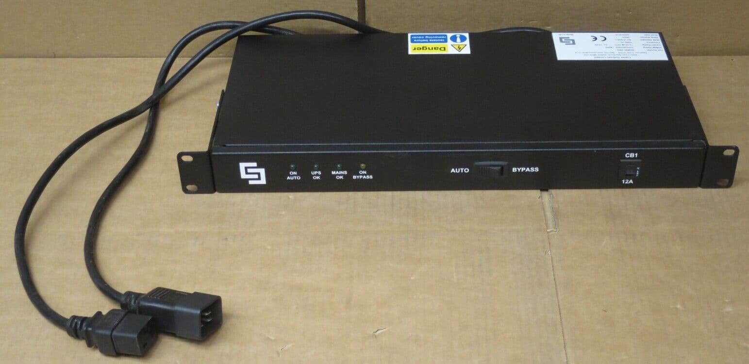 Carter Sullivan AEMBS 3000 3KVA 12A ATS Automatic Bypass Switch 220/230 ...