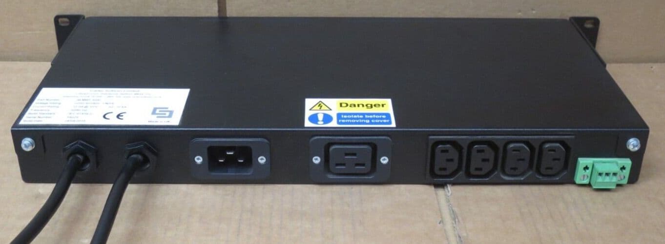 Carter Sullivan AEMBS 3000 3KVA 12A ATS Automatic Bypass Switch 220/230 ...