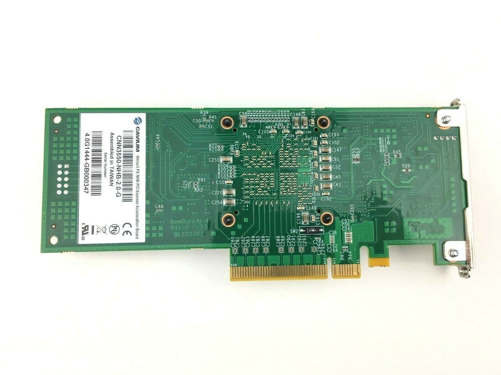 Cavium Nitrox3 PX NHB PCIe Acceleration Board Low Profile CNN3550-NHB-2 0-G