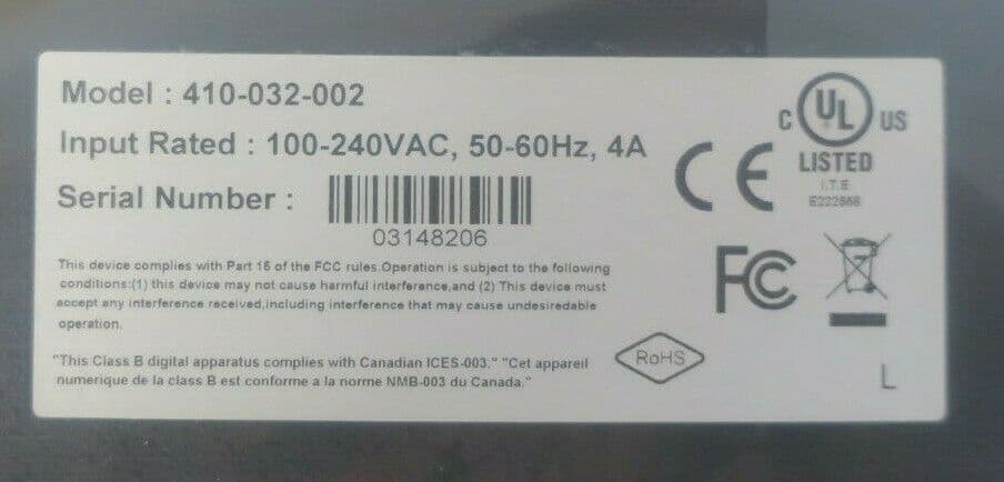 Certes Networks CEP100 VSE CipherEngine Enforcement Point Appliance 410 ...