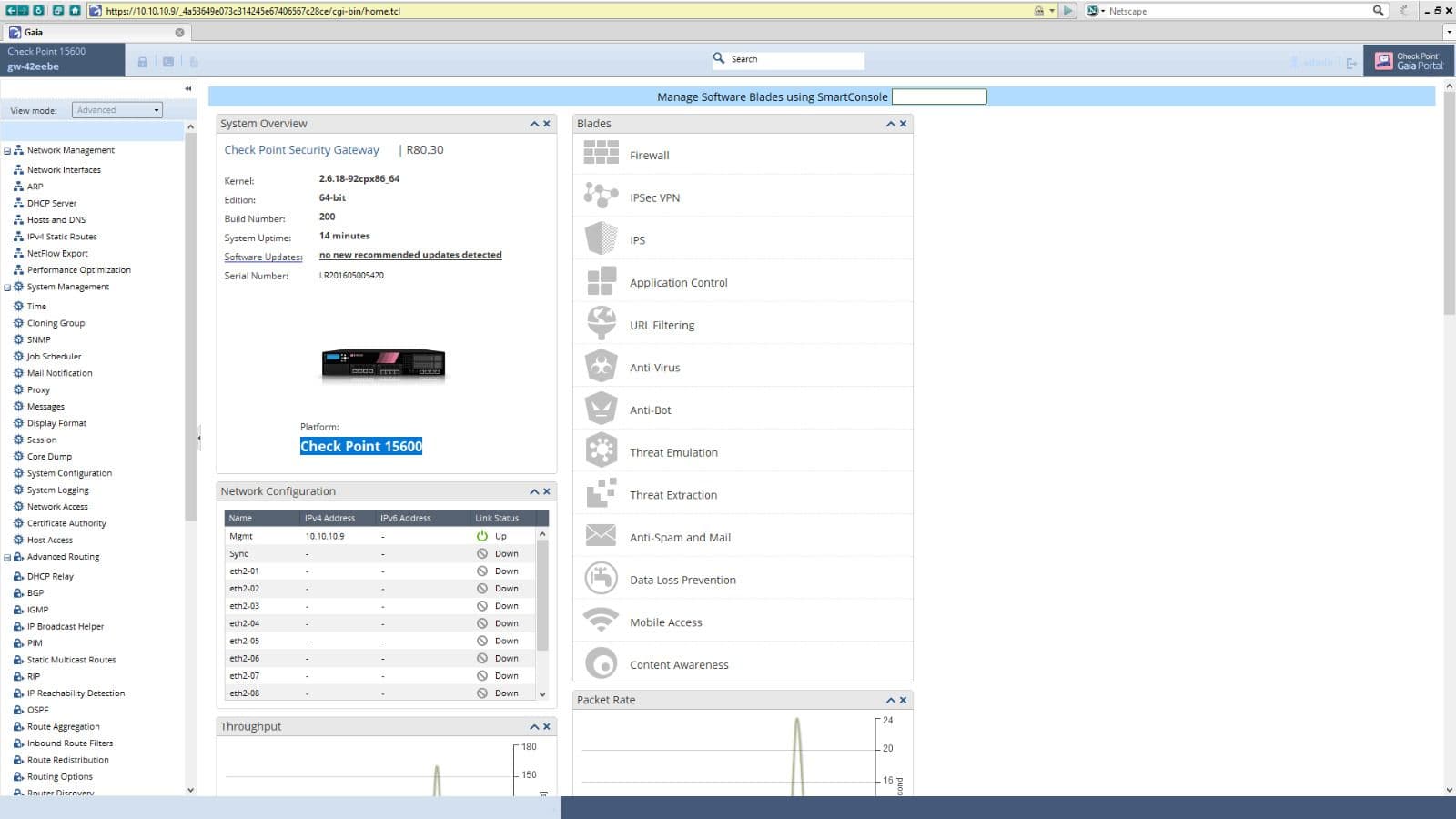 Check Point 15600 Security Gateway BaseHW-CPAP-15600 PH-30 16GB RAM 2x ...