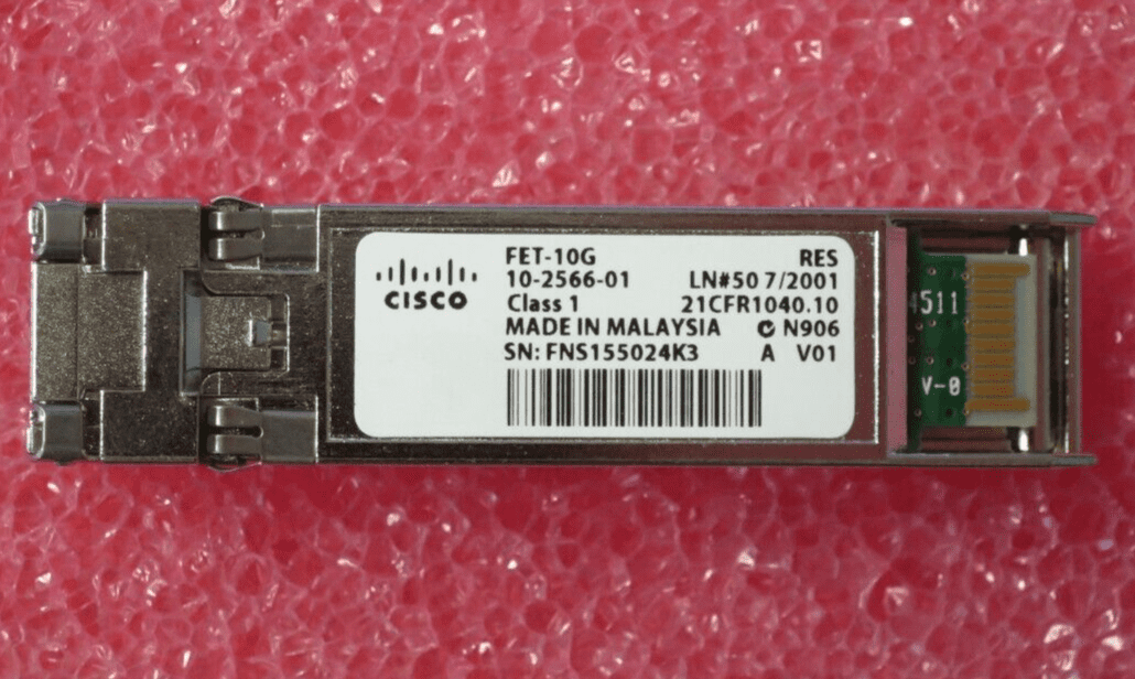 Cisco 10-2566-01 FET-10G Mini-GBIC Multi-mode Fiber Duplex LC SFP ...
