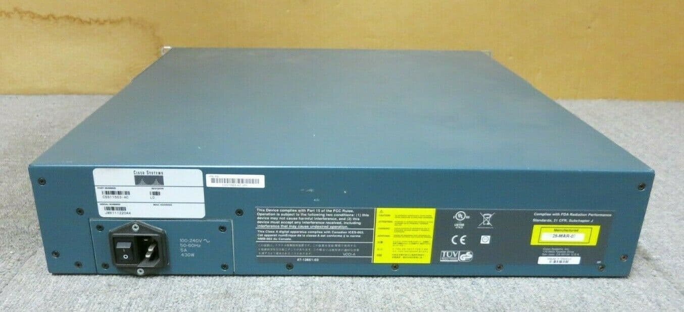 Cisco 11500 Series CSS11503-AC SCM-2GE Content Services Switch Module