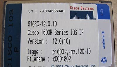 Cisco 1603-R 1603 R Ethernet/ISDN-BRI Modular Router With Serial And ...