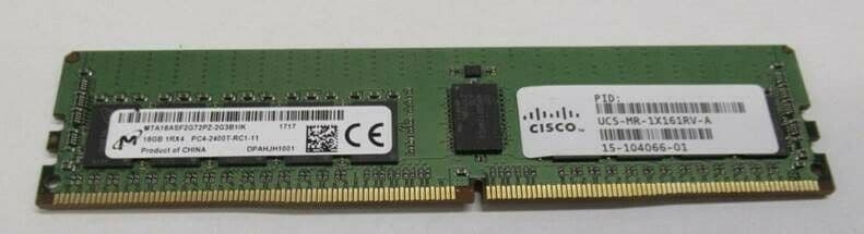 Cisco 16GB DDR4-2400 PC4-19200 Server Memory Ram UCS-MR-1X161RV-A 15 ...