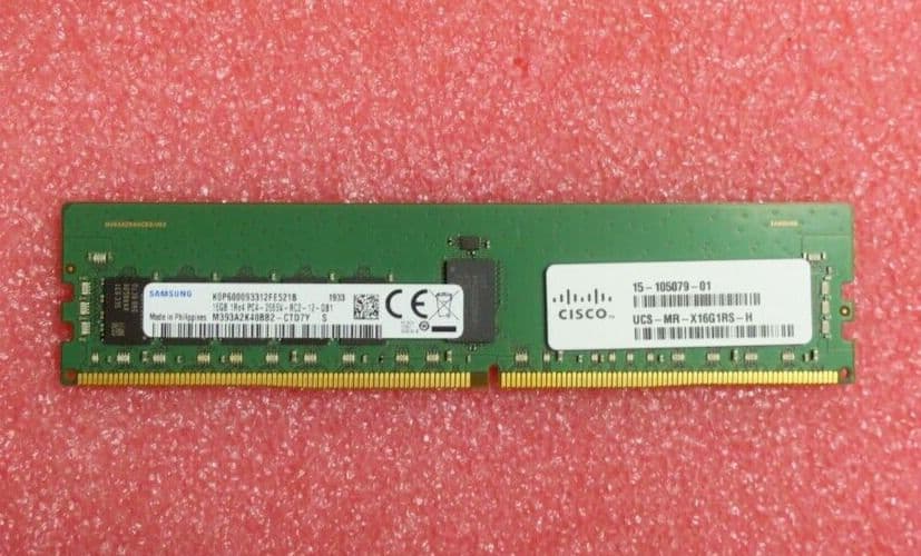 Cisco 16GB DDR4-2666 PC4-21300 Server Memory Ram UCS-MR-X16G1RS-H 15 ...