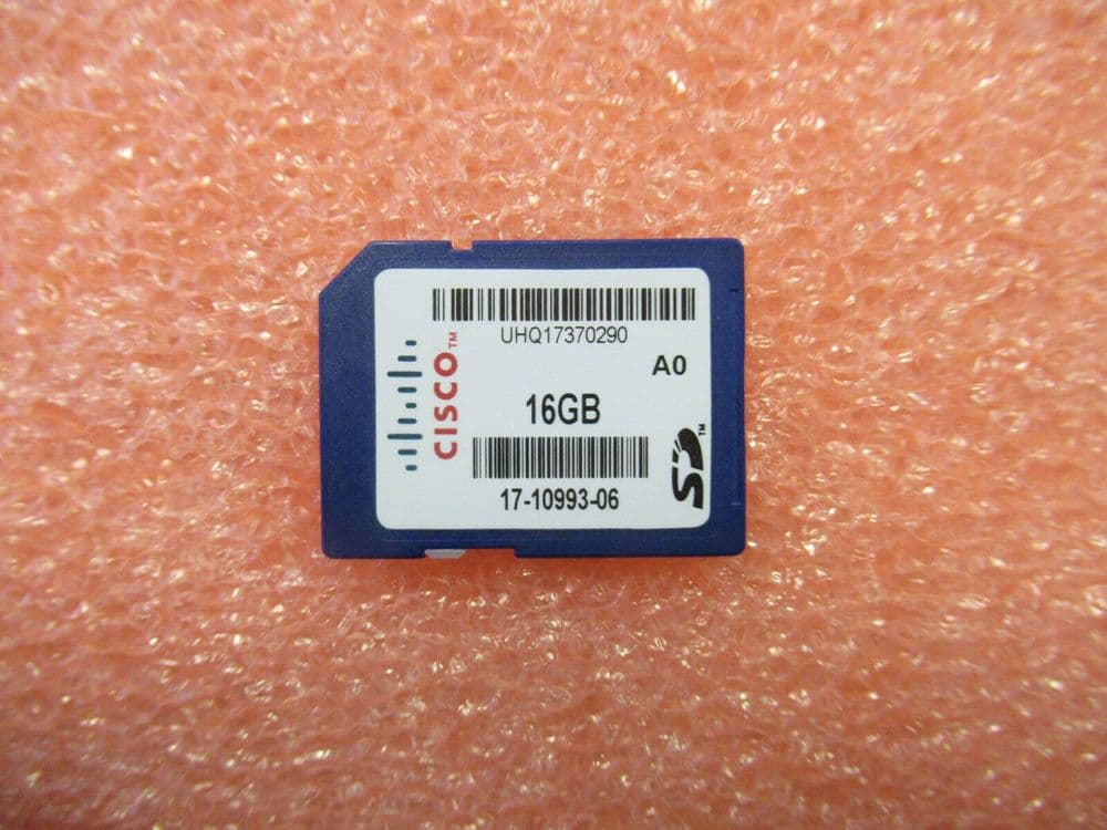 Cisco 16GB SD Flash Memory Card 17-10993-06