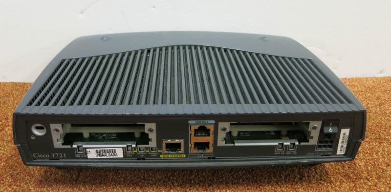Cisco 1701 ADSL Security Access Router JHY0708HOQR With Power Supply