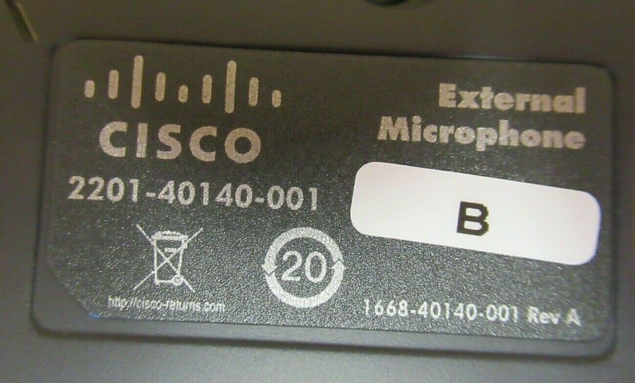 Cisco 2201-40140-001 External Microphone & Cable For Video Conferencing ...