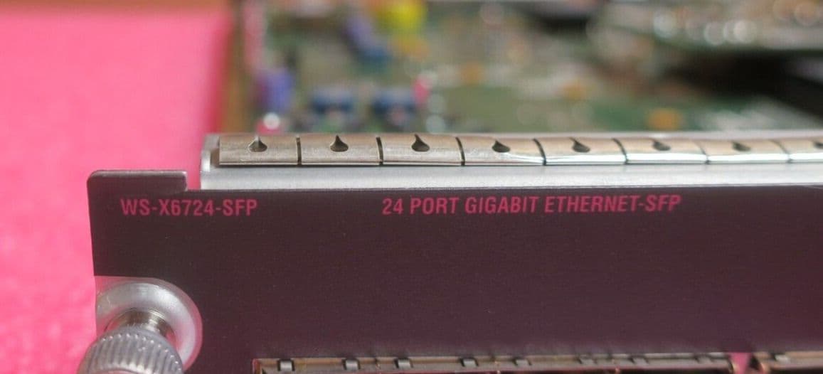 Cisco 24-Port Gigabit Ethernet SFP Switch Module WS-X6724-SFP For 6500/7600