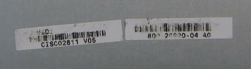 Cisco 2811 2800 Series Integrated Services Router Rackmount 1U 2FE-2W ...