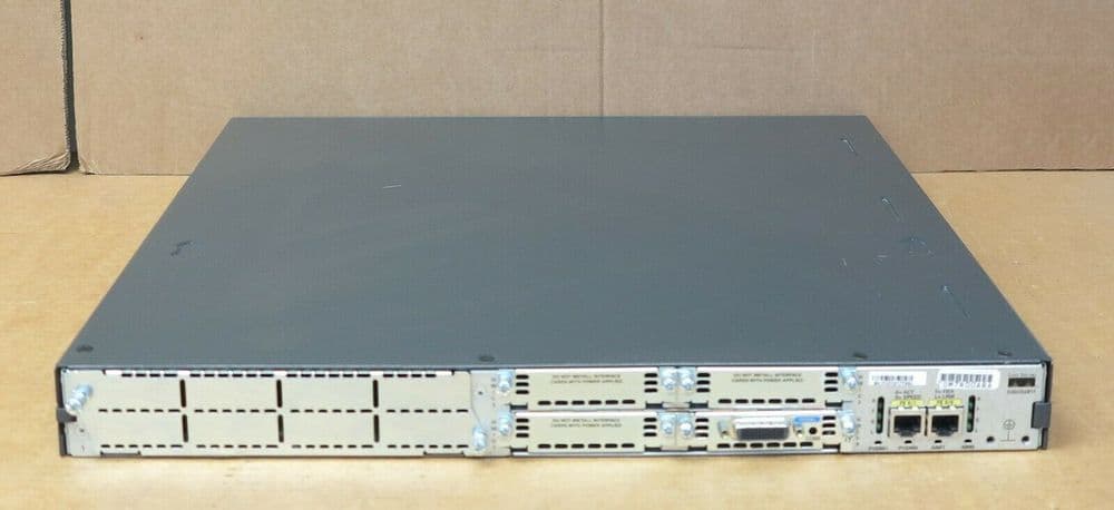 Cisco 2811 2800 Series Integrated Services Router Rackmount 1U WIC-1T ...