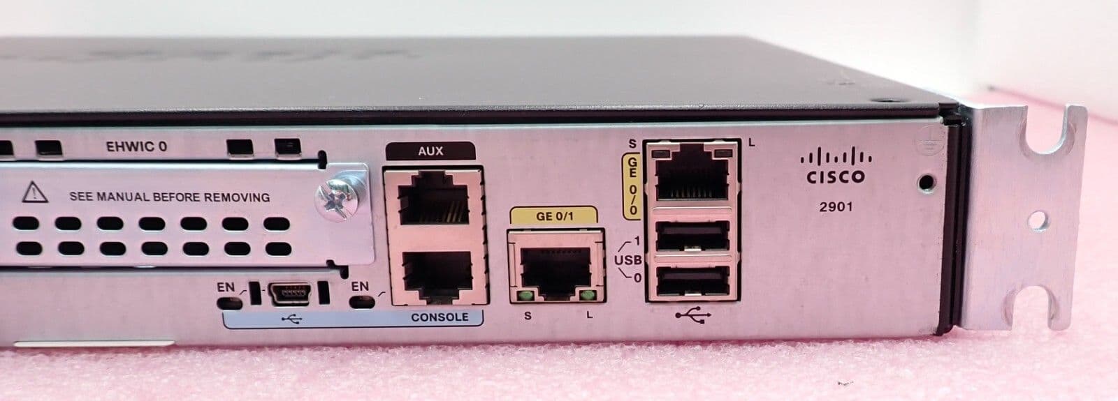 Cisco 2901 CISCO2901/K9 Integrated Services Router ISR C2901-VSEC-CUBE/K9