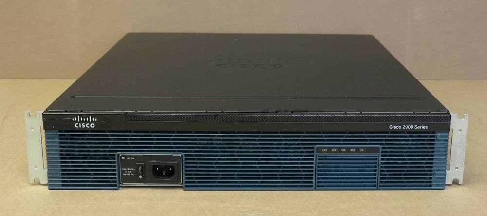 CISCO 2921-V/K9 ISR G2 Integrated Services Router Gateway VWIC2-2MFT-T1/E1