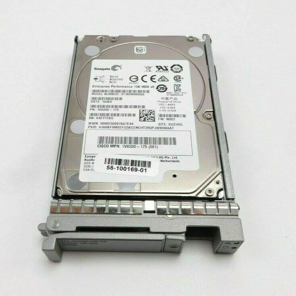 CISCO 300GB 2 5" SAS 12GB/s 10K 128MB Server Hard Drive HDD UCS ...