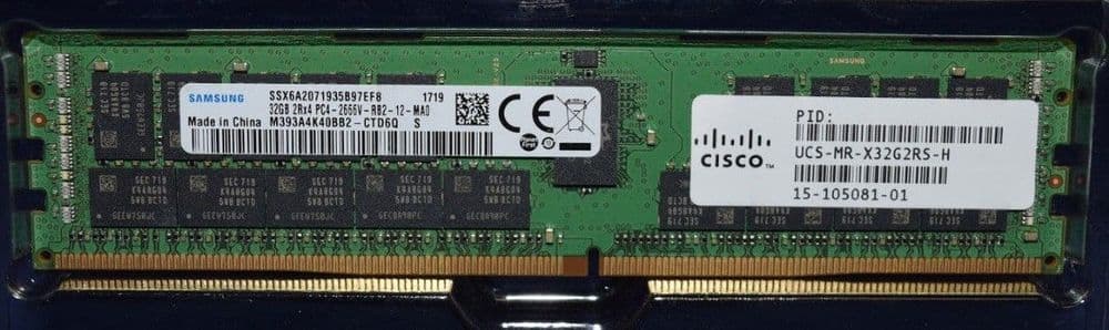 Cisco 32GB 2Rx4 PC4-2666V-RB2 DDR4 Server Memory UCS-MR-X32G2RS-H 15 ...