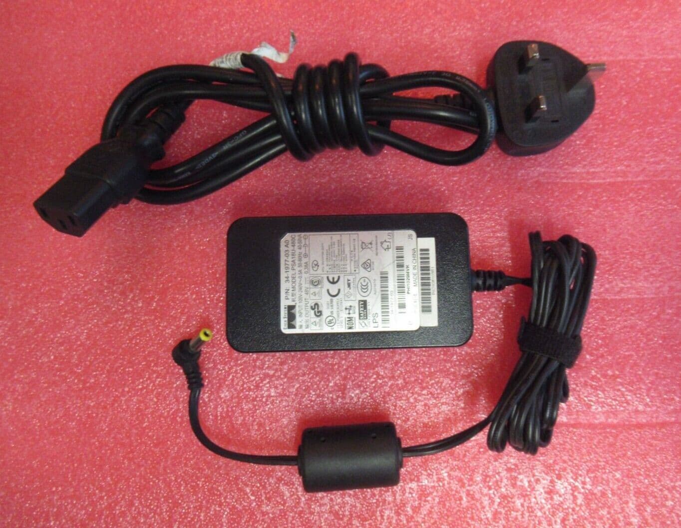 Cisco 34-1977-03 PSA18U-480C VOIP Phone AC Power Adapter 18W 48V 0 38A