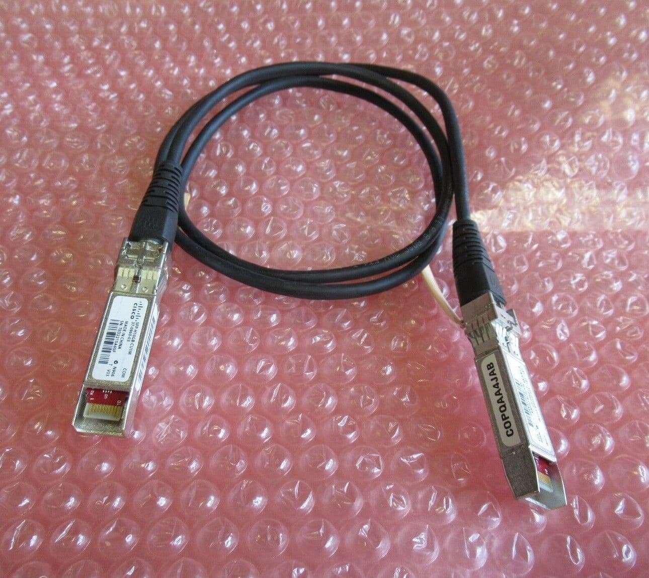 Cisco 37-0960-03 SFP-H10GB-CU1M 1M SFP Passive Direct Attach Copper DAC ...