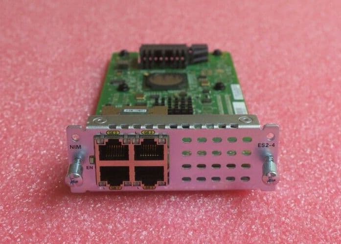 Cisco 4-Port Gigabit Ethernet Layer2 Switch Module NIM-ES2-4 For 4000 Series ISR