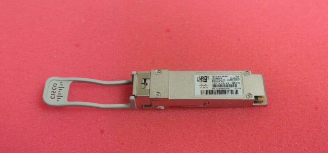 Cisco 40GBASE-SR QSFP LC MMF SR Transceiver Module QSFP-40G-SR-BD 10 ...