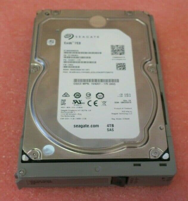 Cisco 4TB SAS 7 2K 3 5" 12G Hard Drives HDD UCS-C3K-HD4TB for UCS C3160 ...