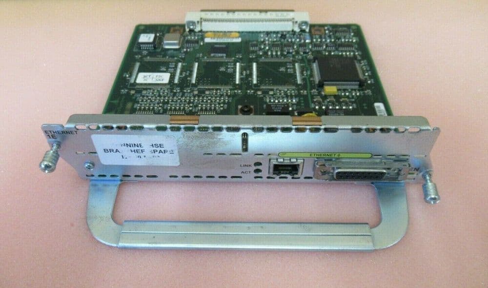 Cisco 73-2136-04 Ethernet NM-1E 1-Port Network Module For 3600