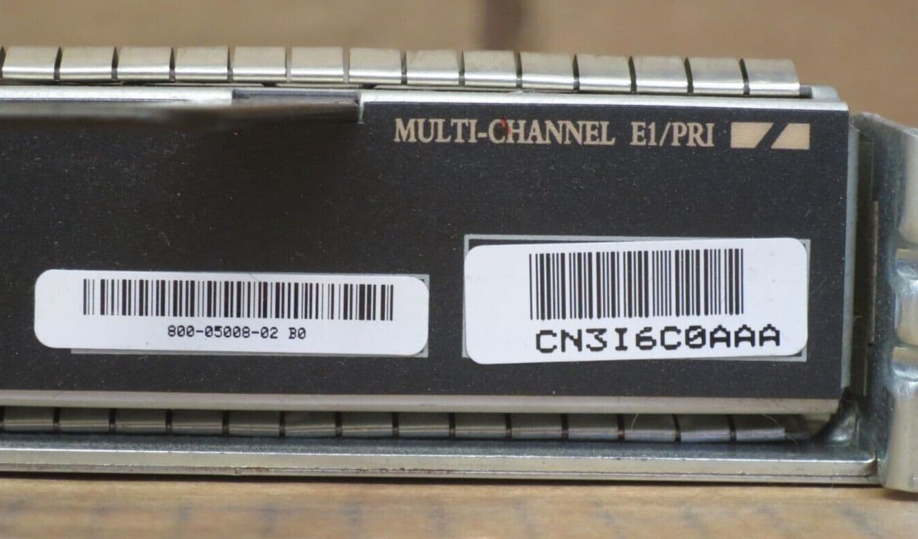 Cisco 7500 Fast Serial Enhanced 800-01838-07 Multi-Channel E1/PRI 800 ...